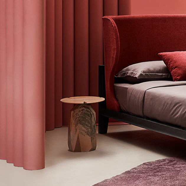 Cosmos Faceted Marble Side Table – The KOY Store